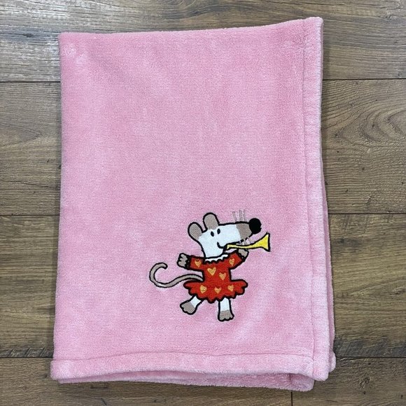 Maisy | Bedding | Maisy Mouse Childrens Fleece Security Blanket Pink ...